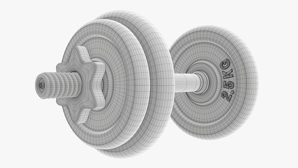 3D weight dumbbell model - TurboSquid 1666793