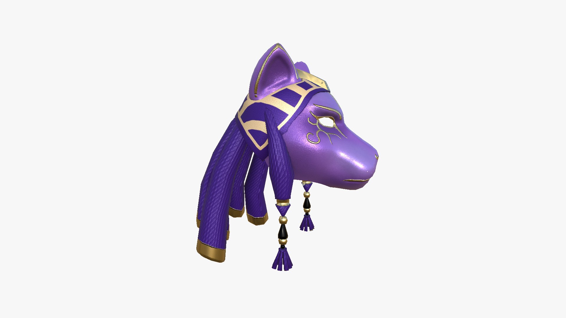 Sekhmet Mask A07 - Egyptian Gods Character Clothing 3D Model ...