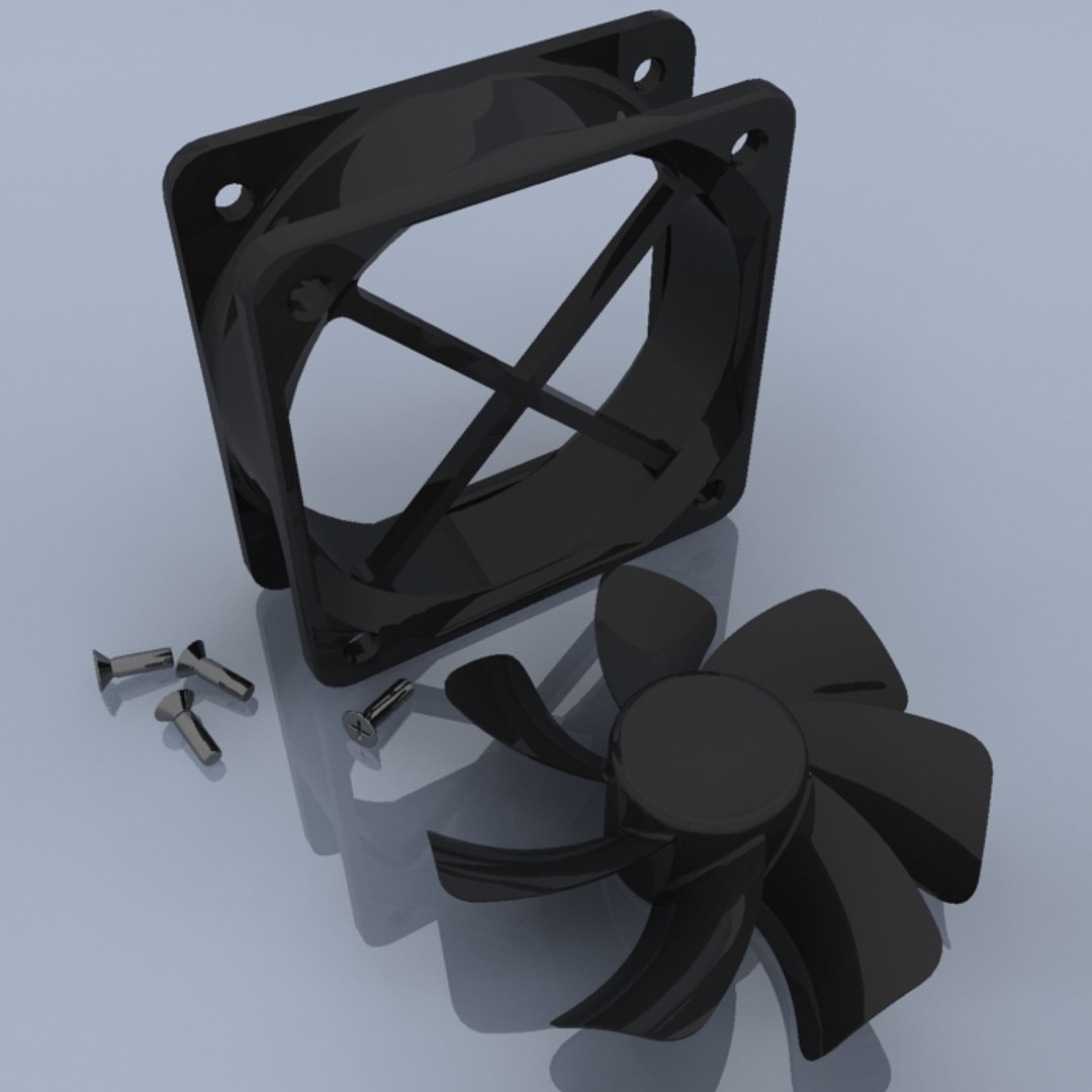 Pc Tower Cooler 3d Model