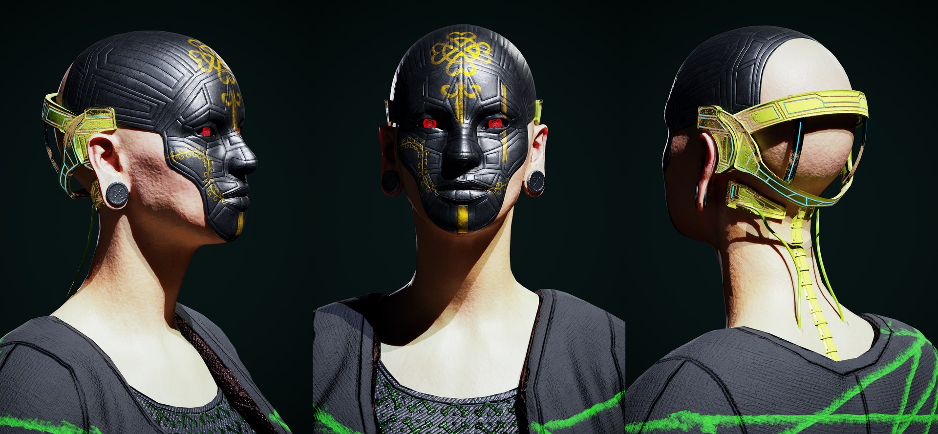 Cyber Cultist V3 3D Model - TurboSquid 2384356