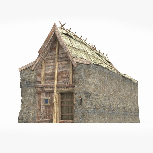 3D Ancient medieval building warehouses houses model - TurboSquid 1955390