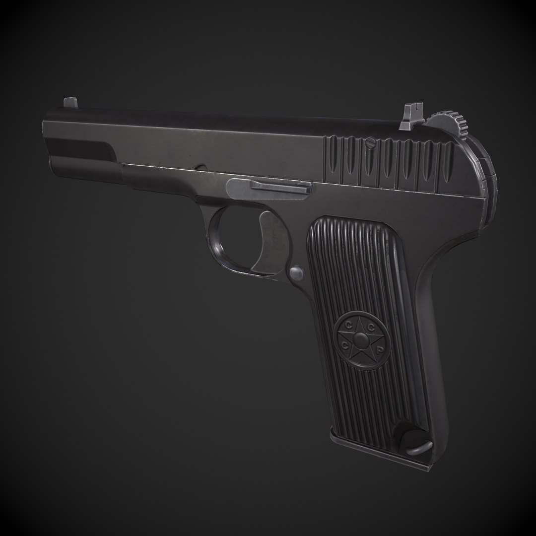 TT-33 Tokarev Pistol 3D - TurboSquid 1962028