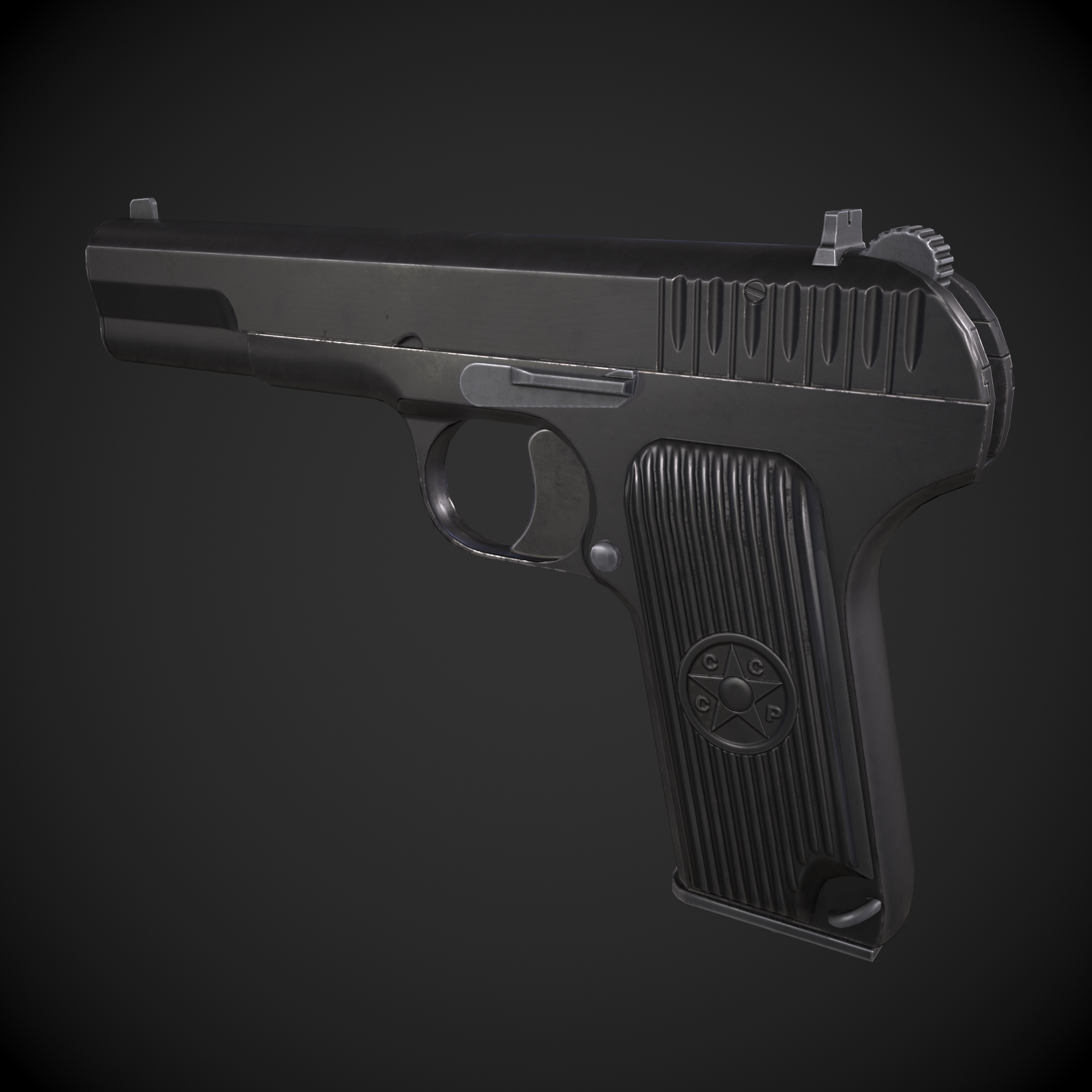 TT-33 Tokarev Pistol 3D - TurboSquid 1962028