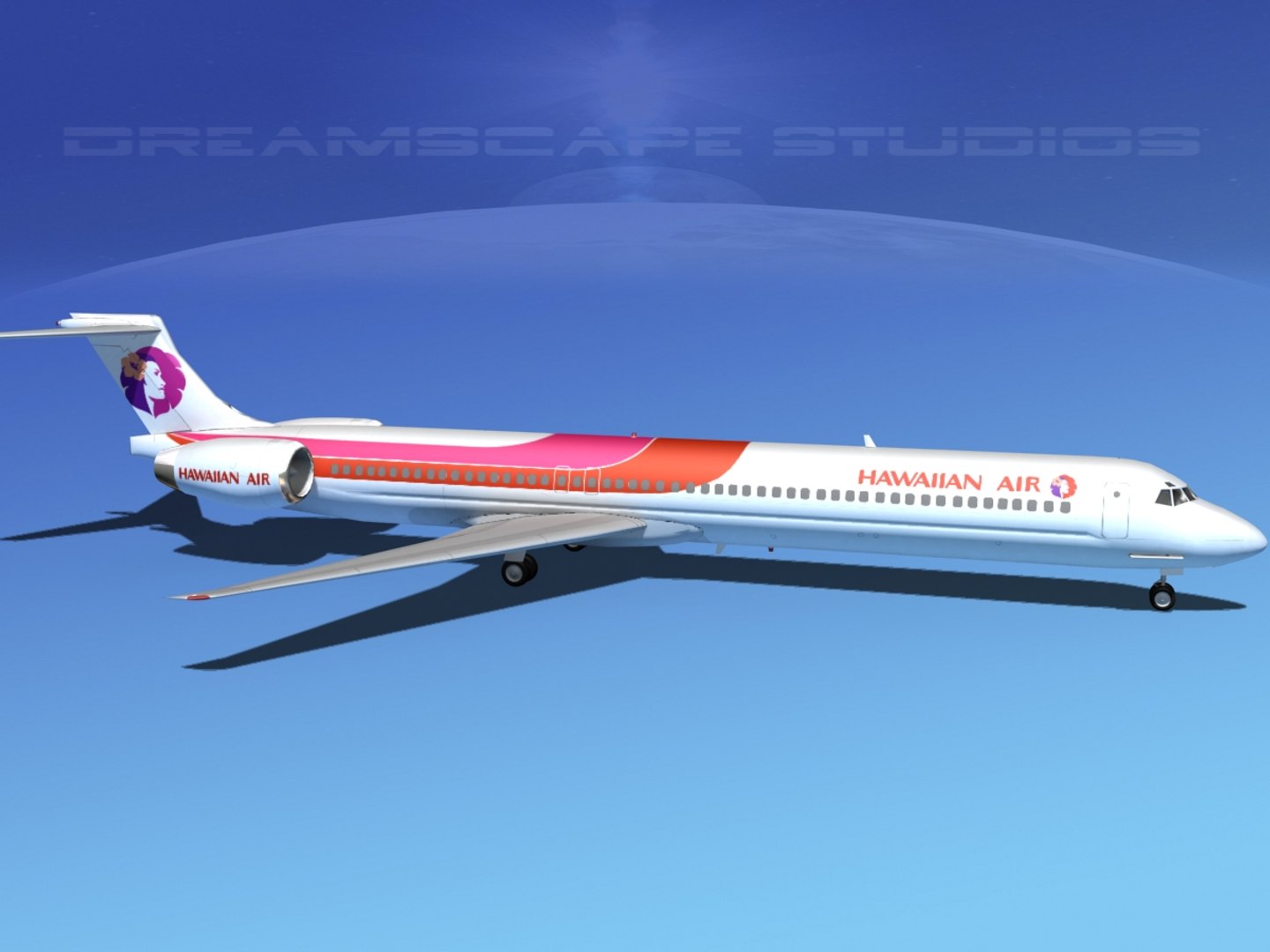 Mcdonnell Douglas Md-80 3d Max