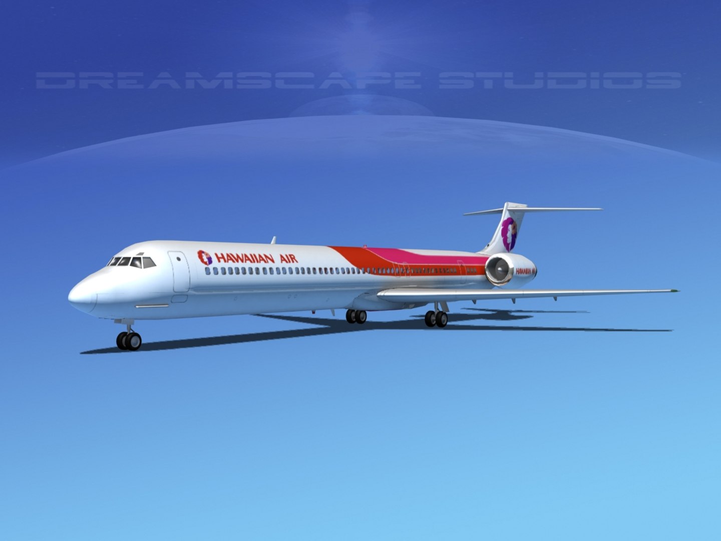 Mcdonnell Douglas Md-80 3d Max