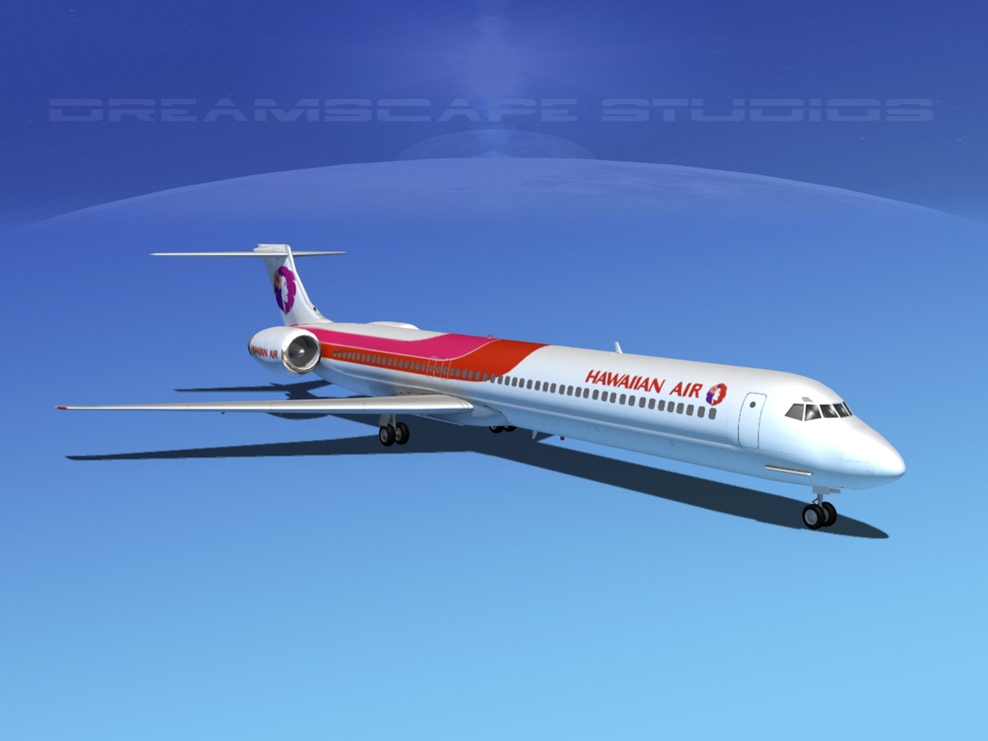 Mcdonnell Douglas Md-80 3d Max