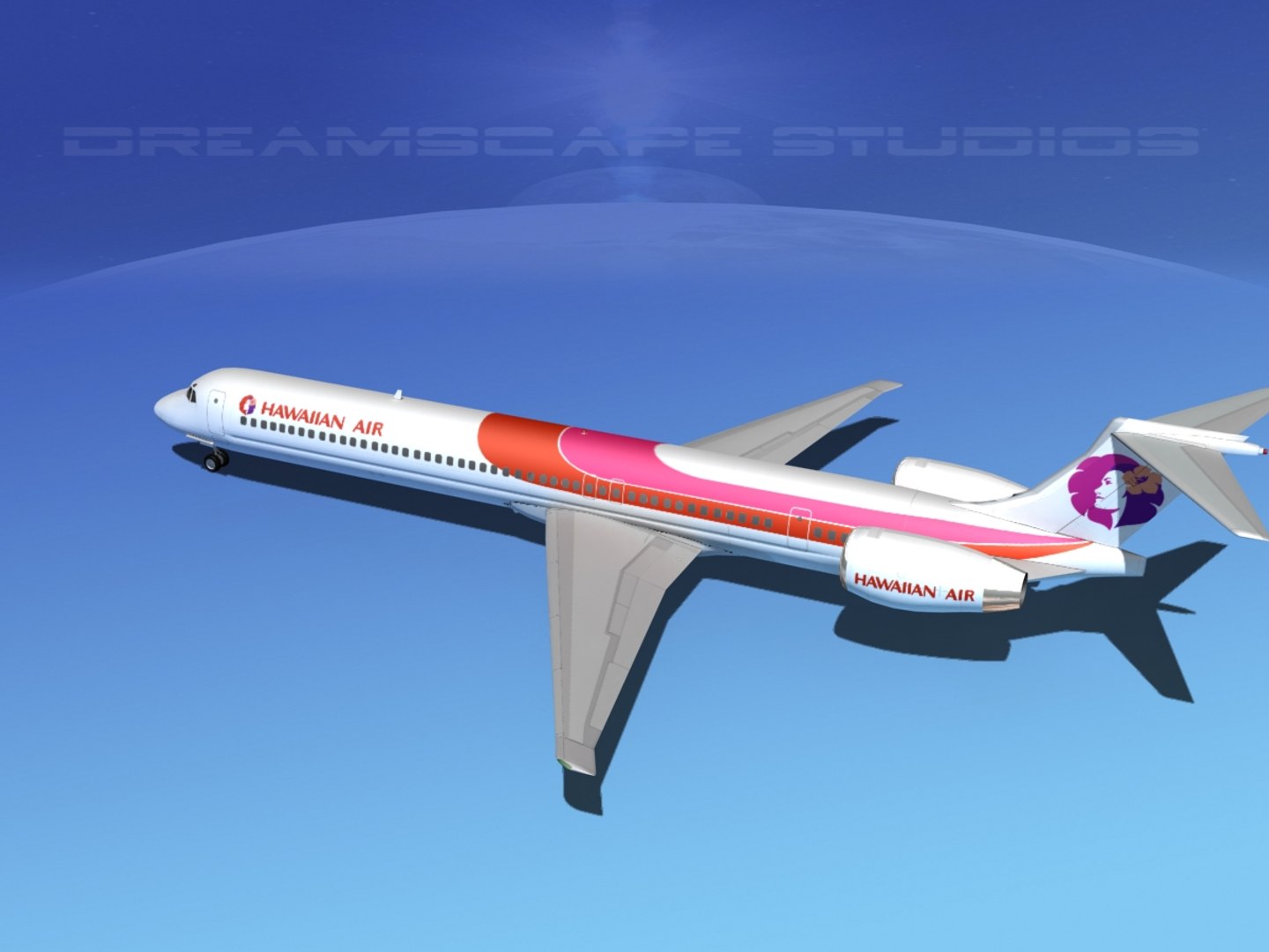 Mcdonnell Douglas Md-80 3d Max