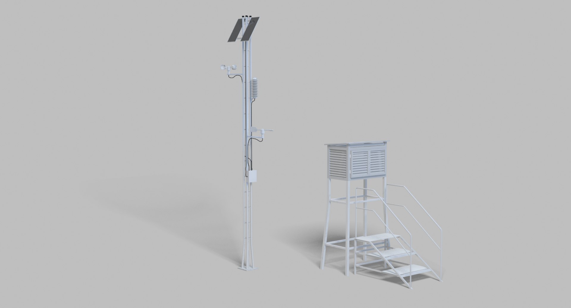 Weather Station 3D Model - TurboSquid 1344916