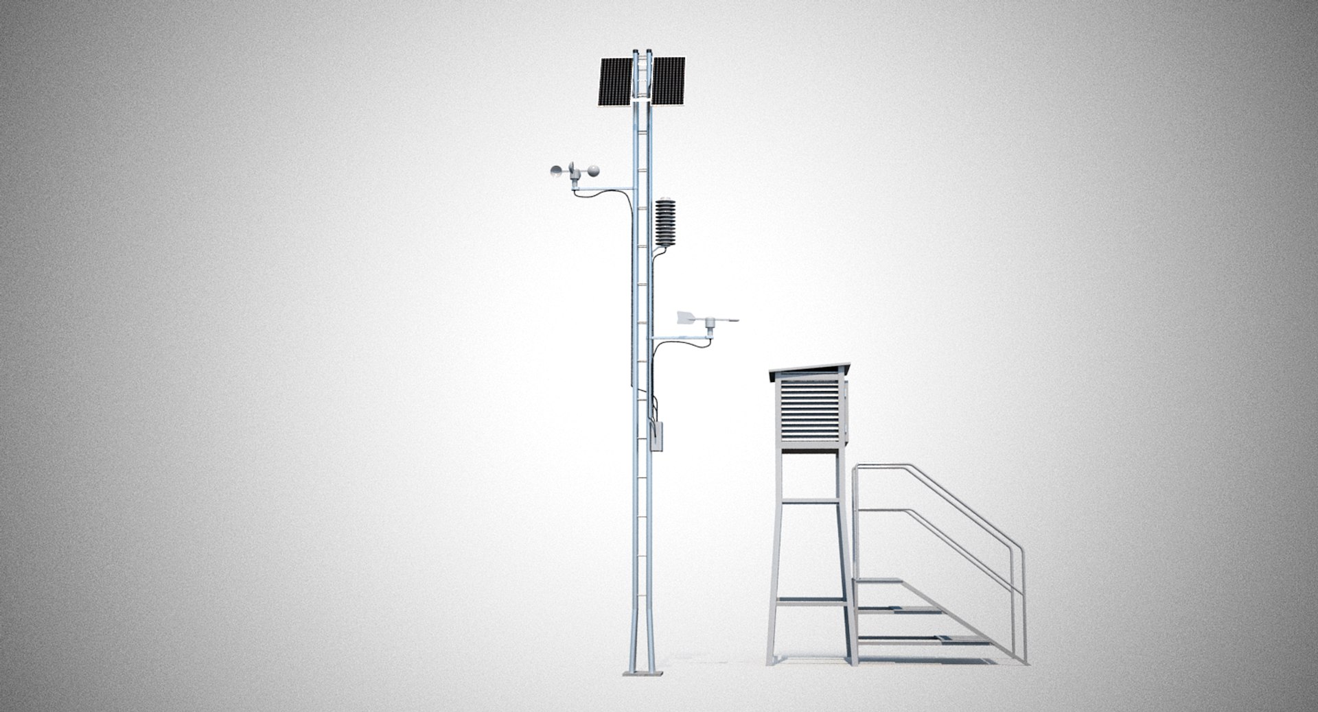 Weather Station 3D Model - TurboSquid 1344916