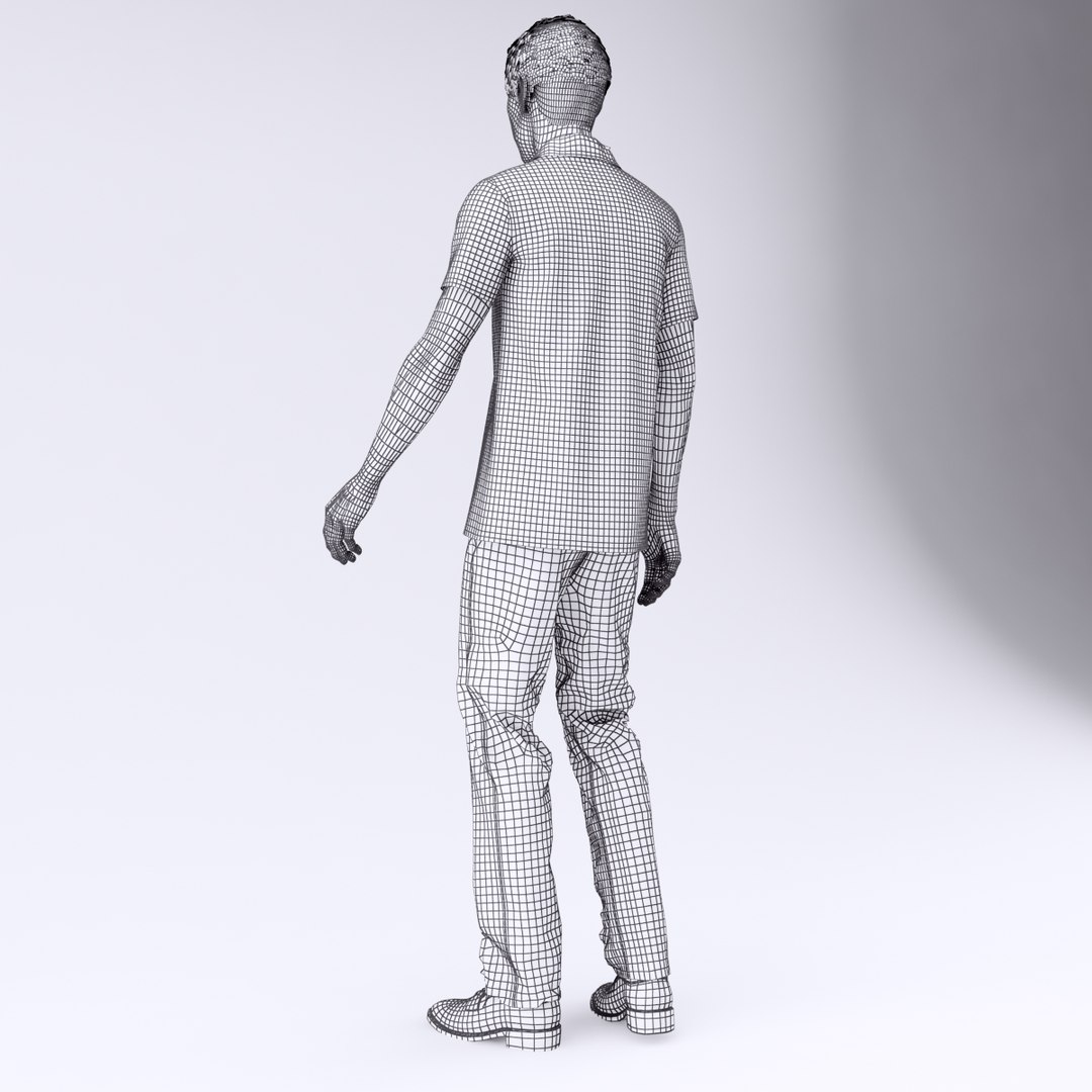 Showroom Mannequin Male 013 3d Max