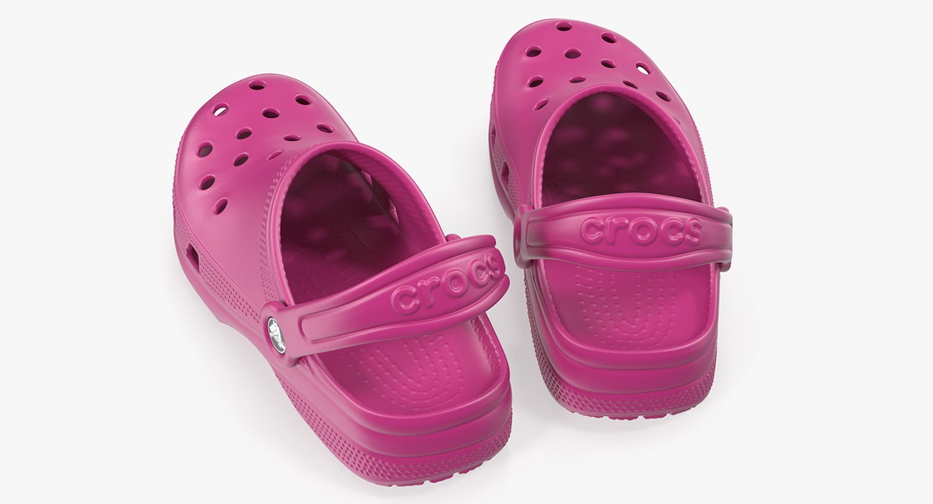 Classic Crocs Pink 3D Model - TurboSquid 1425546