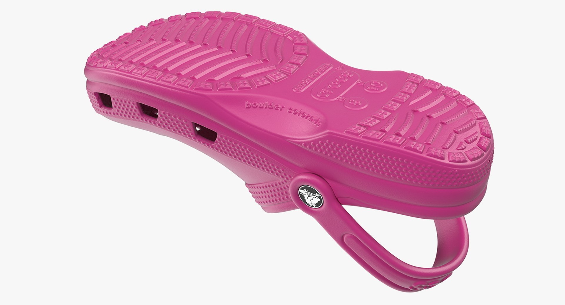 Classic Crocs Pink 3D Model - TurboSquid 1425546