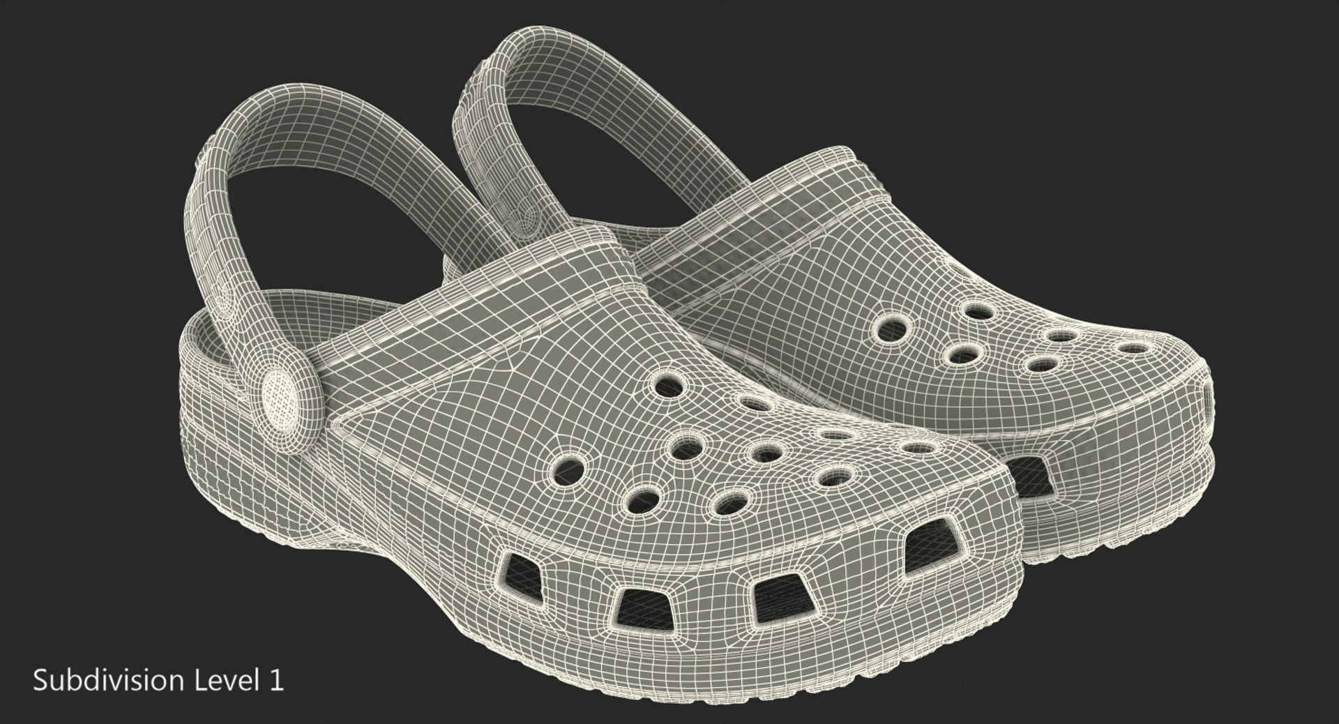 Classic Crocs Pink 3D Model - TurboSquid 1425546