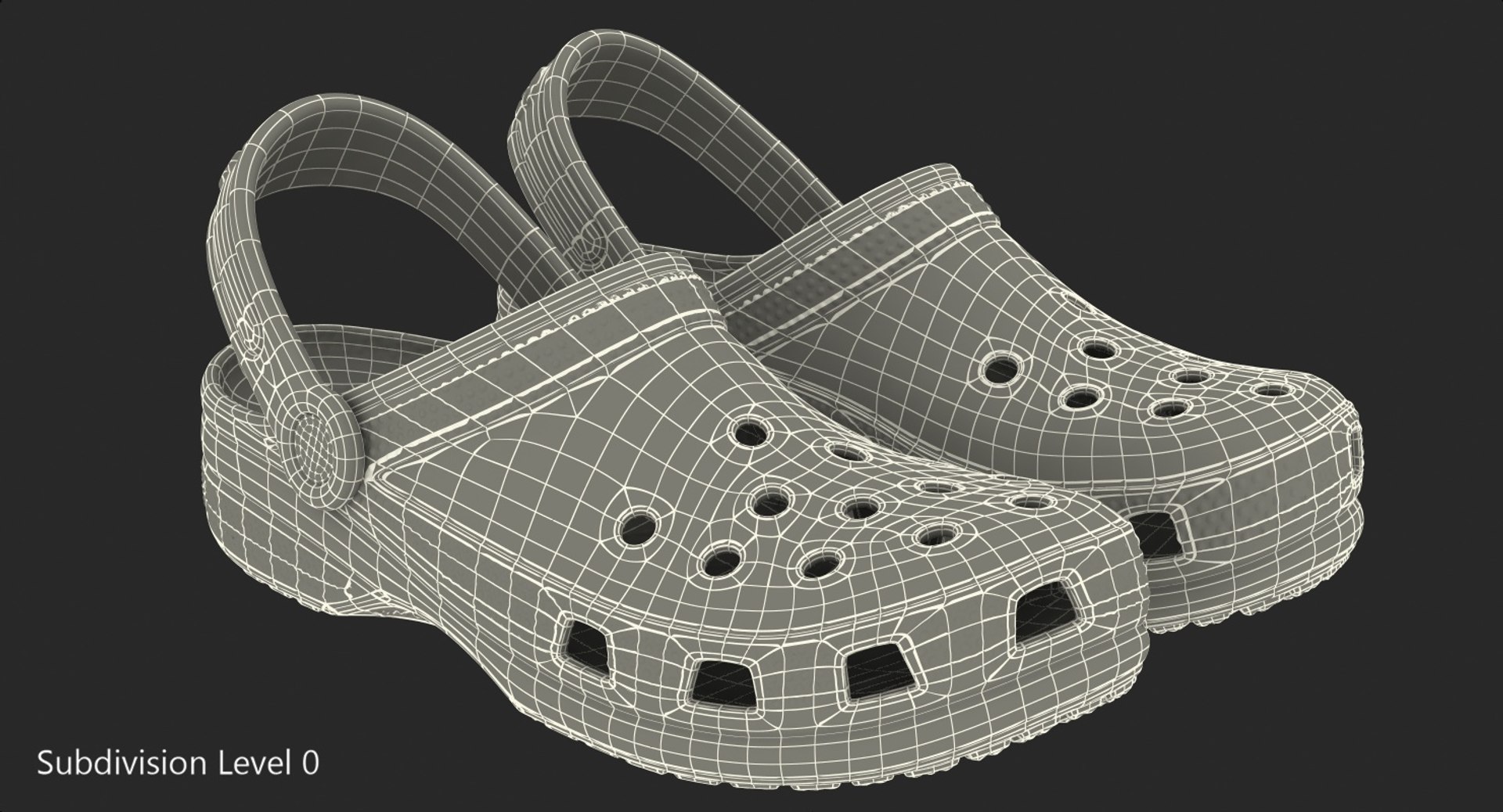 Classic Crocs Pink 3D Model - TurboSquid 1425546
