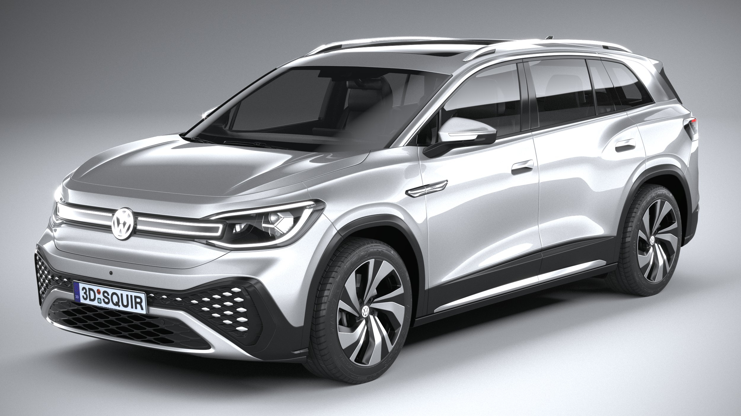 3D Volkswagen ID6 CROZZ 2022 model - TurboSquid 1748458