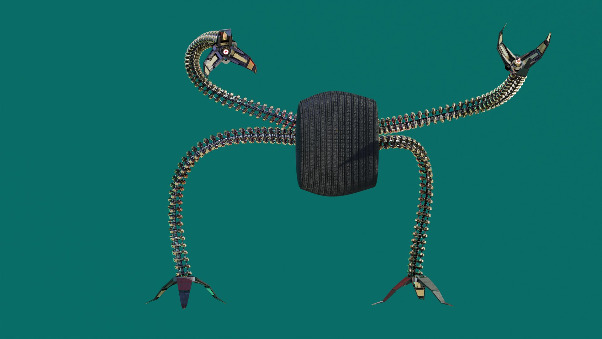 Doc Ock Arms -Rigged model - TurboSquid 1859496