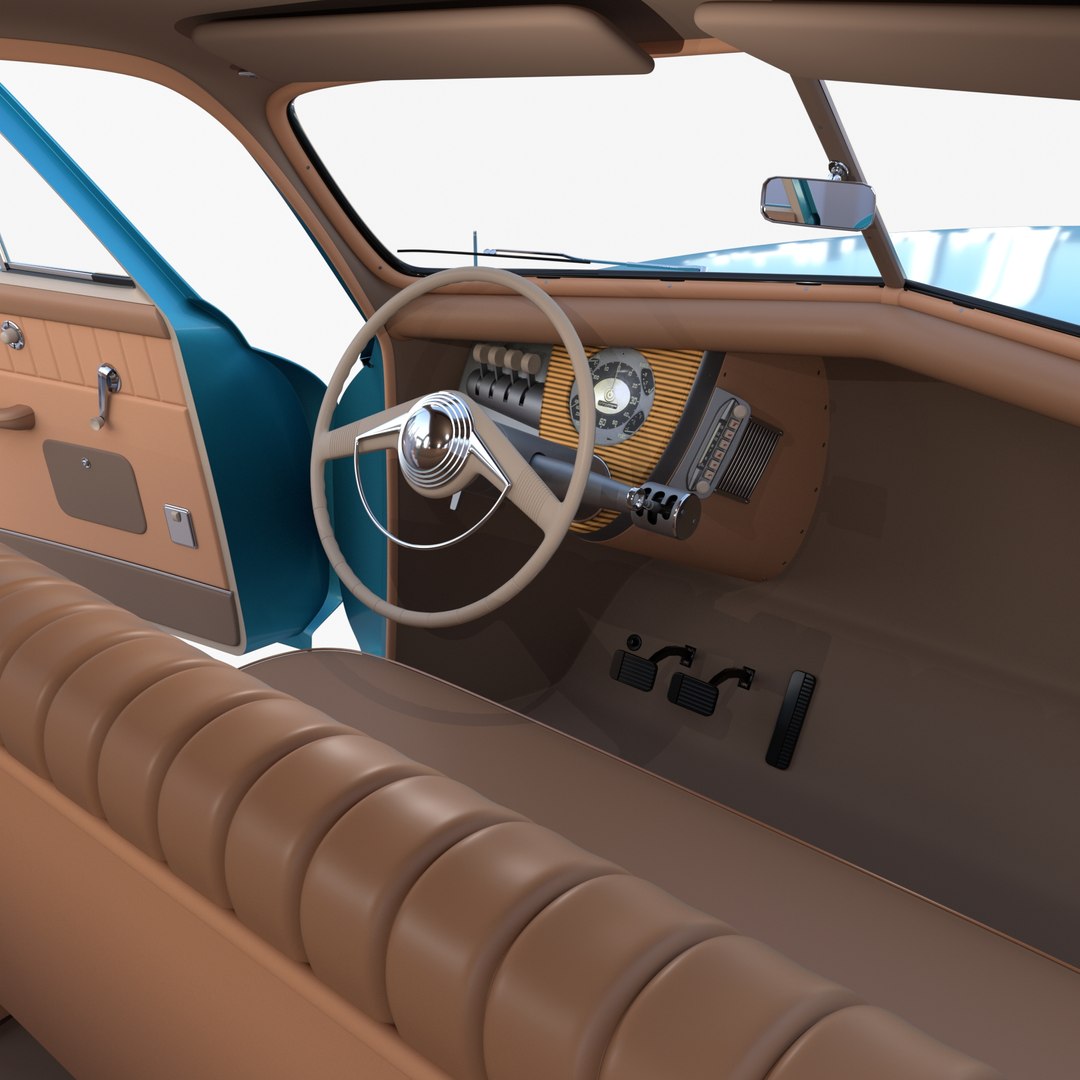 3D Tucker 48 Interior - TurboSquid 1642586