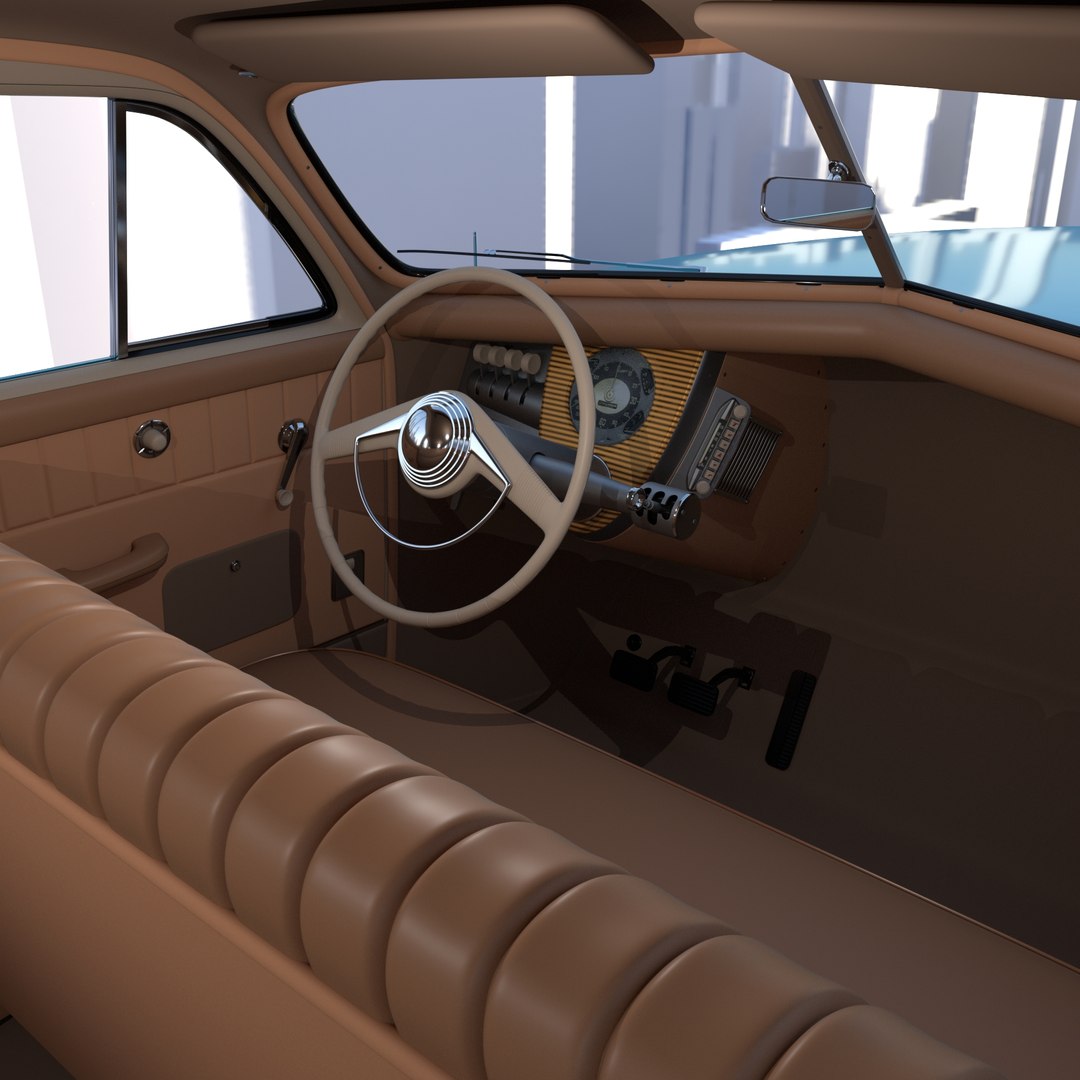 3D Tucker 48 Interior - TurboSquid 1642586
