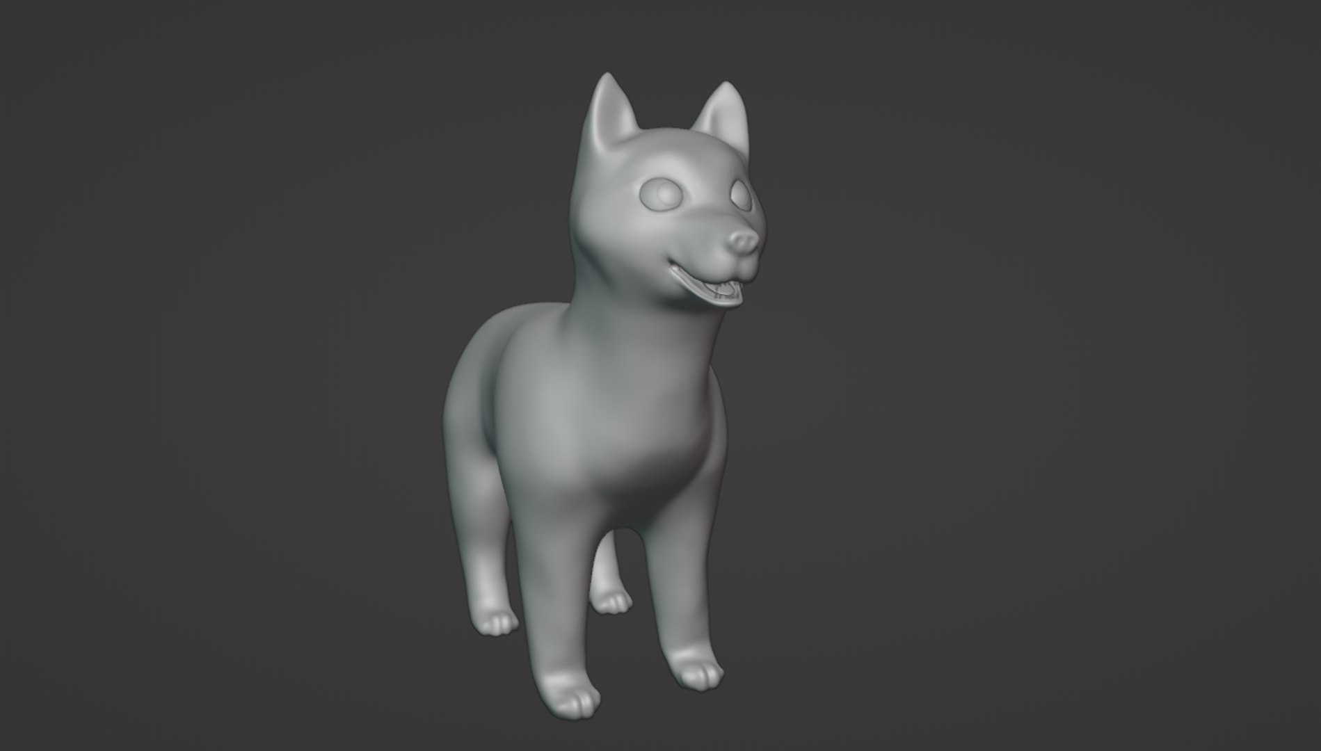 3D Model Cartoon Wolf Rigged - TurboSquid 1855253
