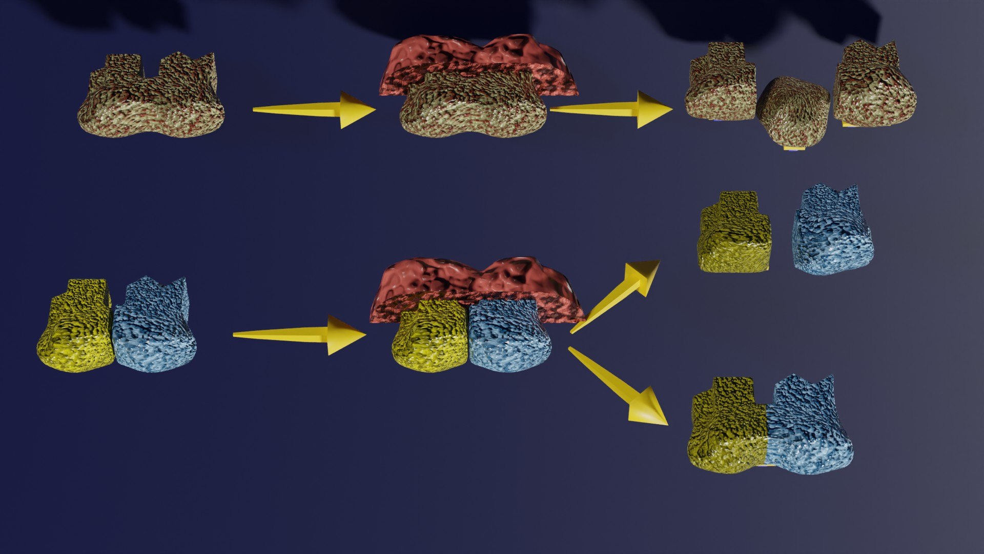 3D enzyme substrate reaction process - TurboSquid 2126226