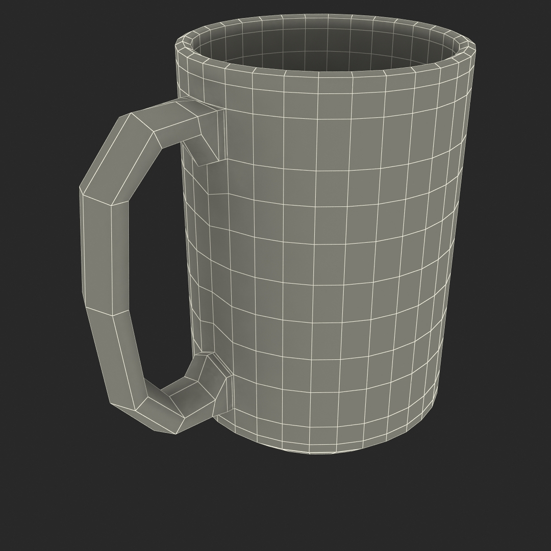 3d 3ds coffee mug