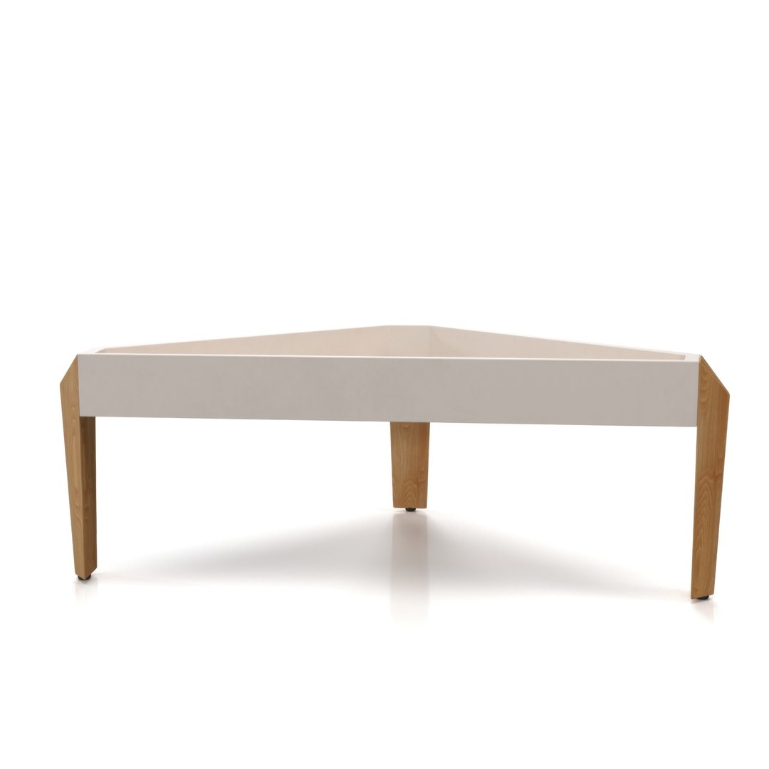 3D BRIXX Triangular Side Table PBR - TurboSquid 2222441