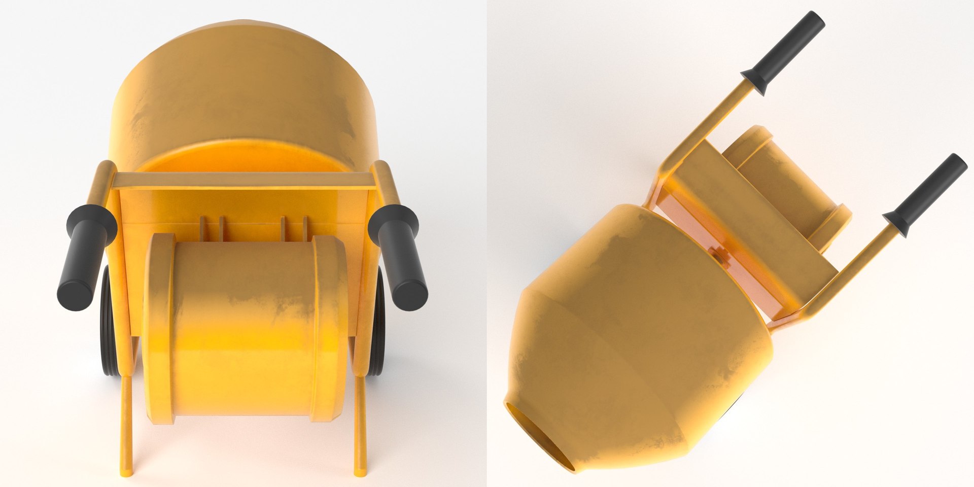 cement mixer 3d model