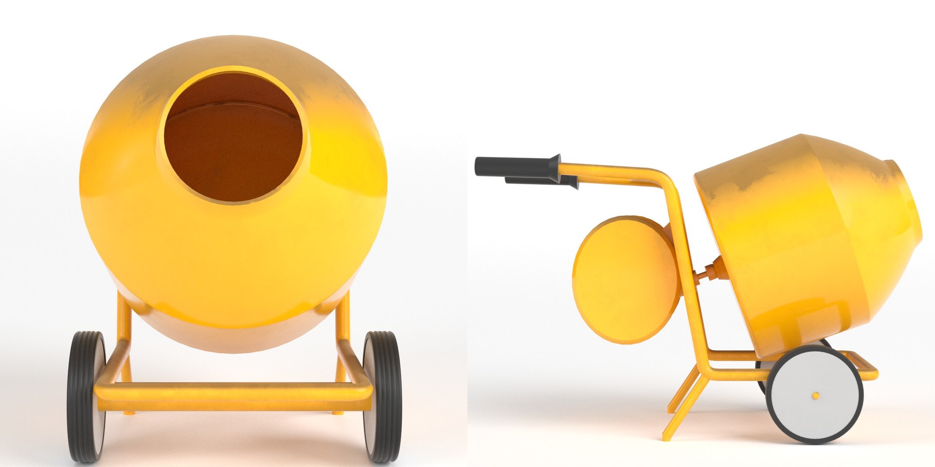 cement mixer 3d model