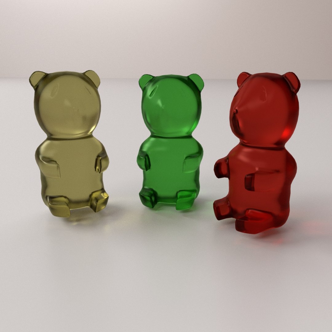 3D Gummy Bear - TurboSquid 1993194
