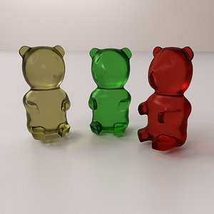Gummy Bear Blender Models for Download | TurboSquid