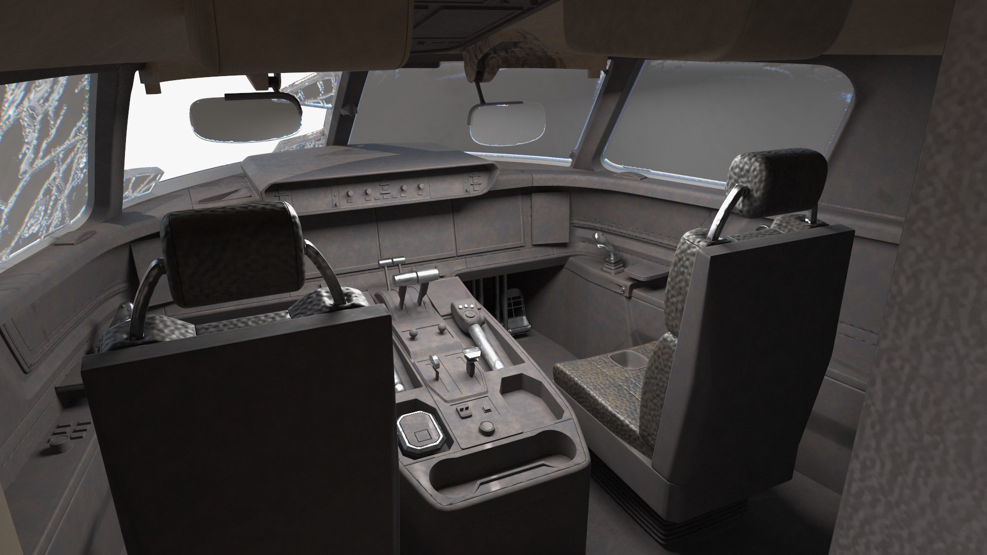 3D Model Destroyed Business Jet Fuselage White - TurboSquid 2447934