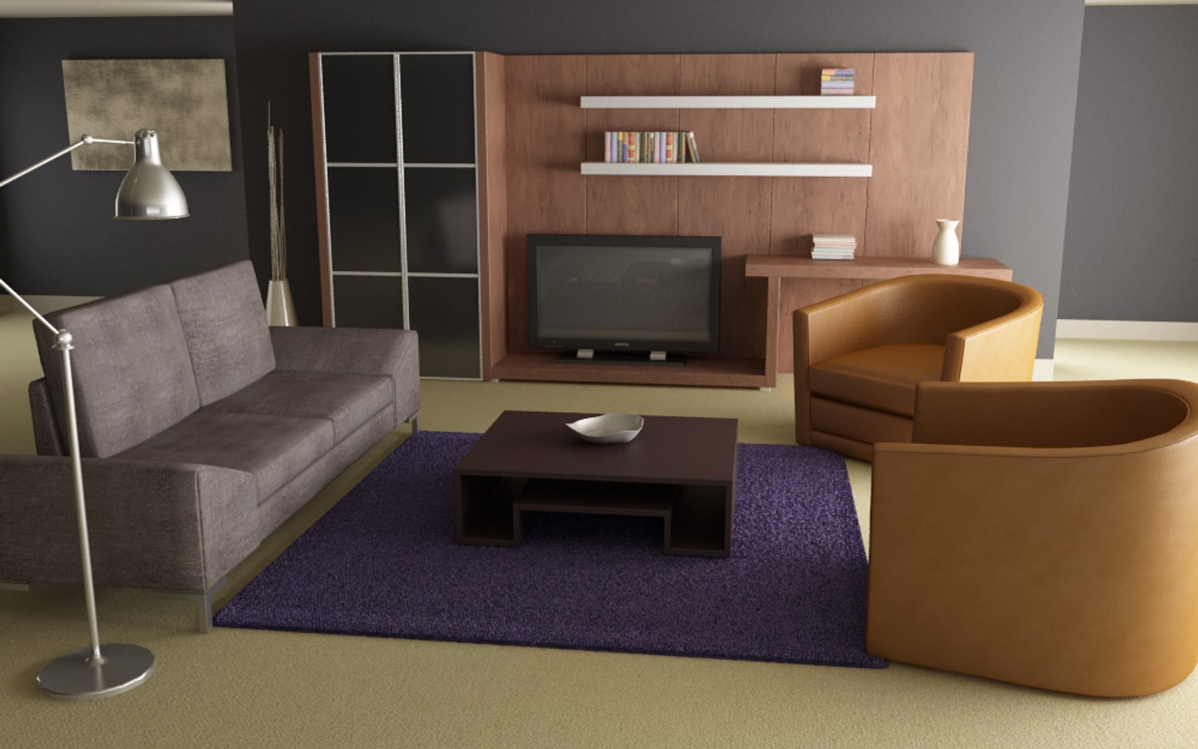 Max Living Room Set 01