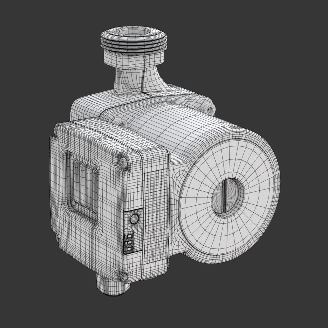 3D heating pump water model - TurboSquid 1286836