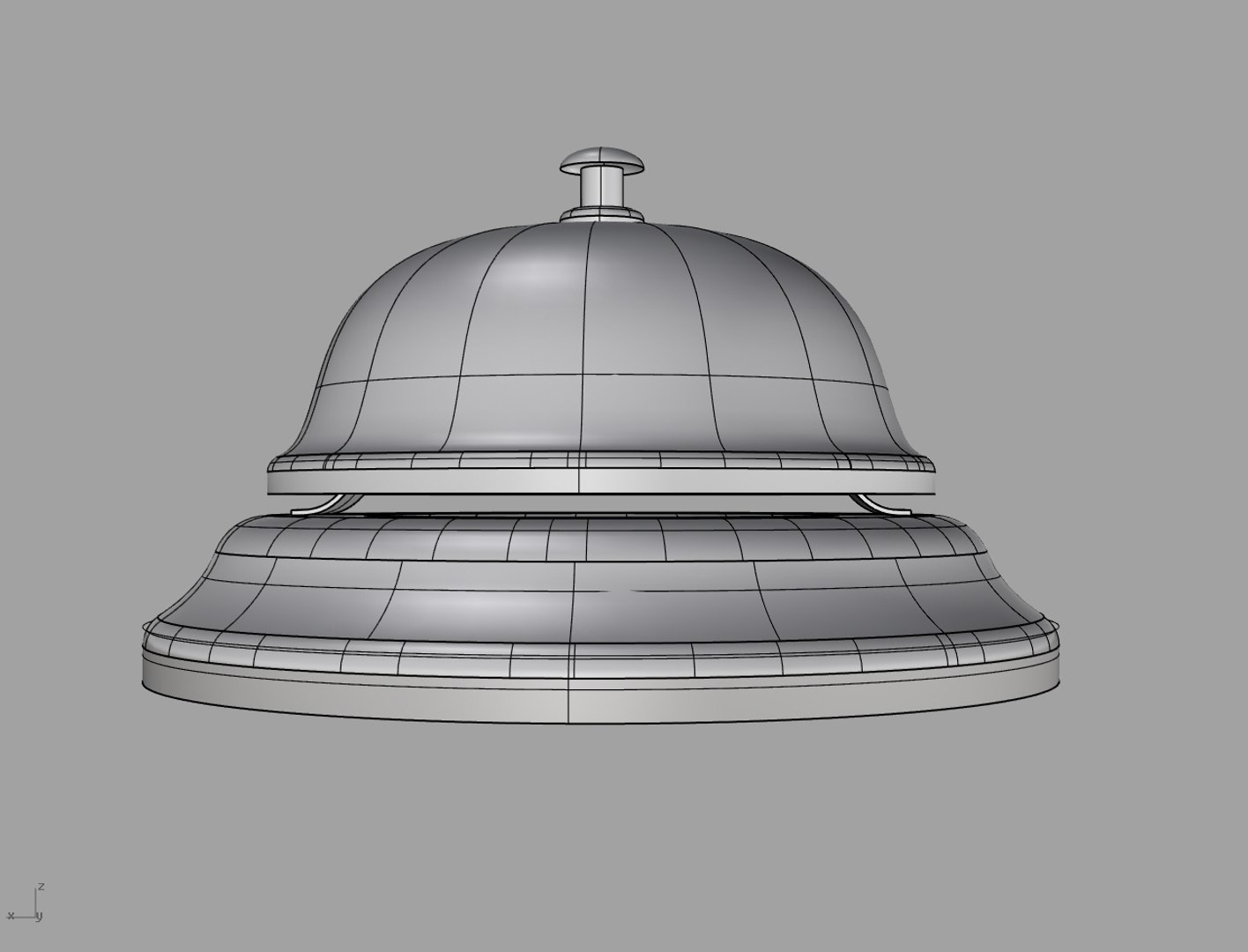 desk bell 3d model
