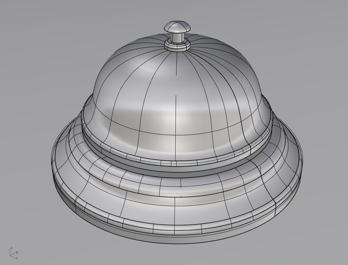 desk bell 3d model