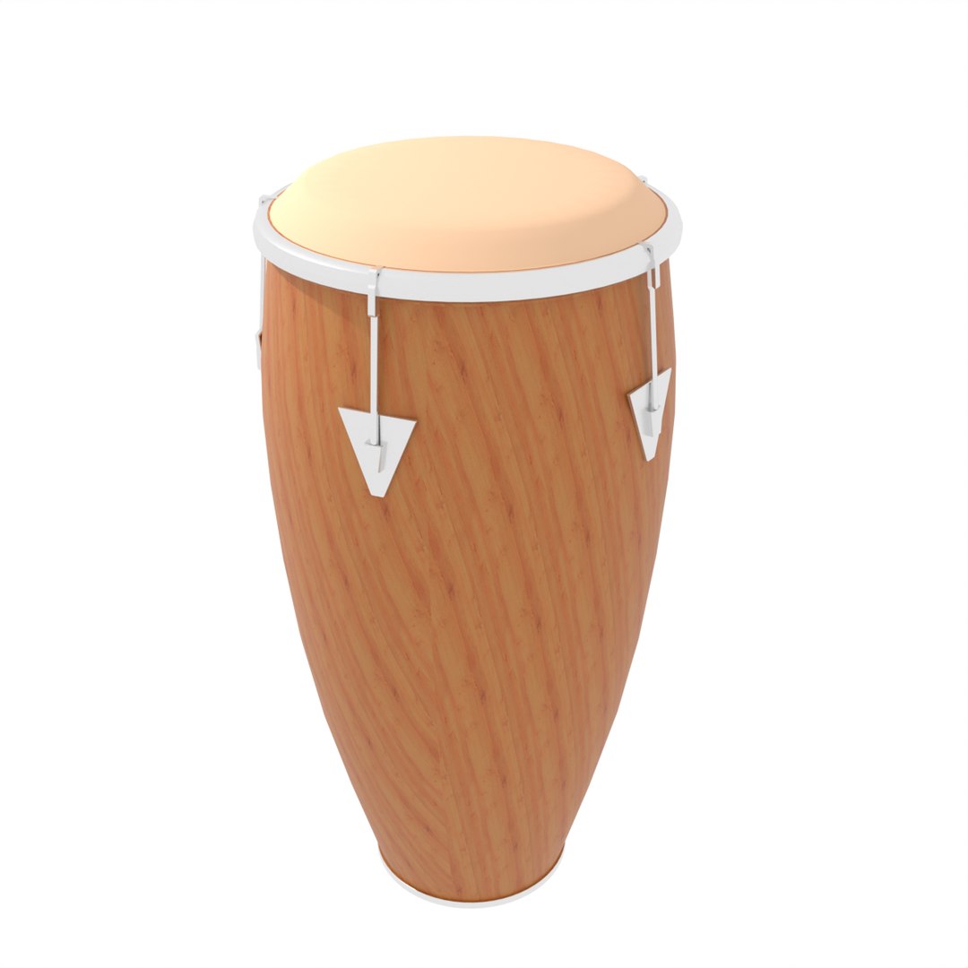 3D Model Quinto Conga Drum - TurboSquid 2263785