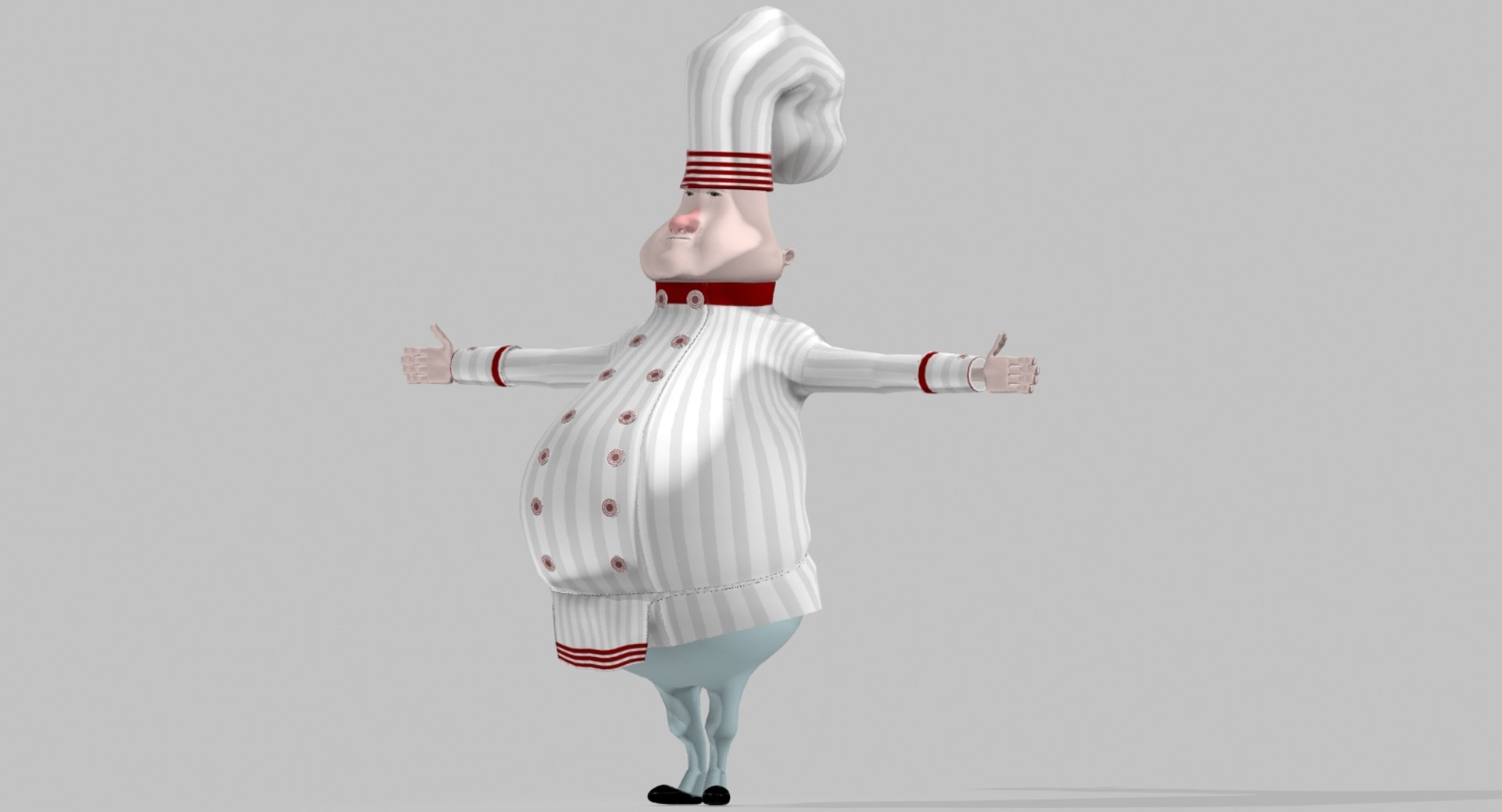3D Cartoon Chef Character - TurboSquid 1334590
