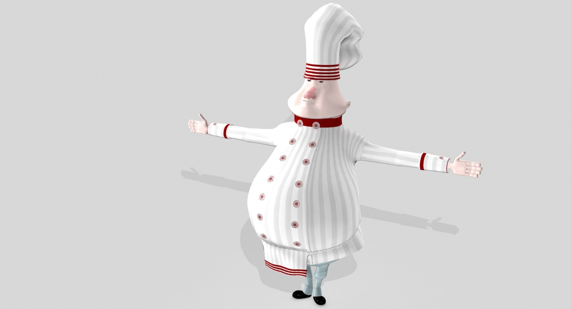3D Cartoon Chef Character - TurboSquid 1334590