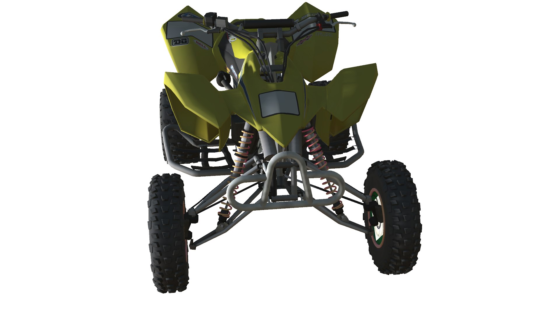 012-KTM 450 SX-Quad-Bike-Quad-ATV-Bike-low Poly Game Ready 3d Model 3D ...