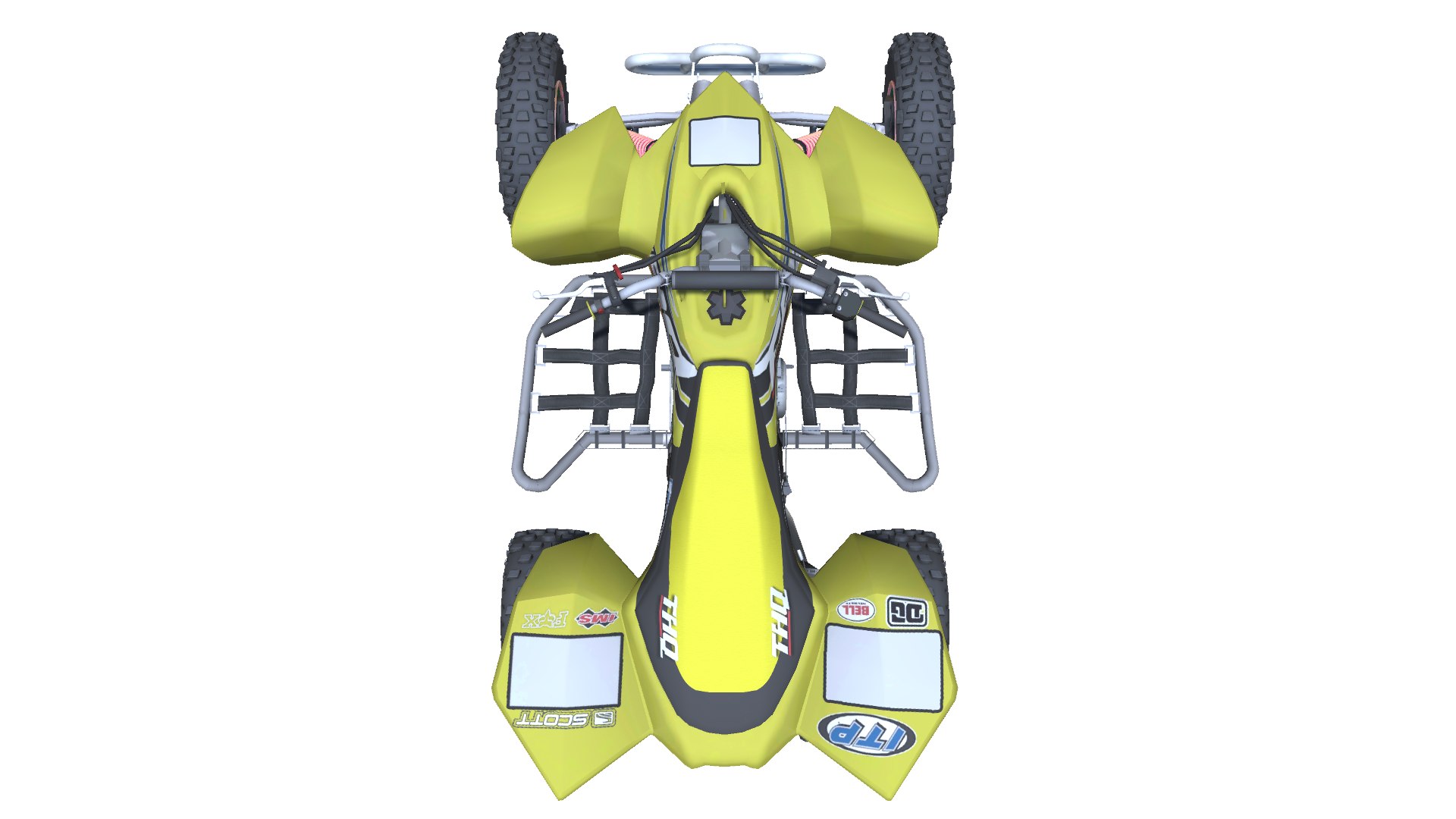 012-KTM 450 SX-Quad-Bike-Quad-ATV-Bike-low Poly Game Ready 3d Model 3D ...