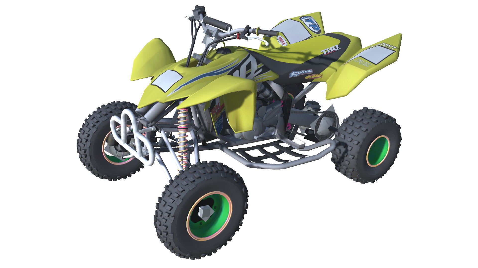 012-KTM 450 SX-Quad-Bike-Quad-ATV-Bike-low Poly Game Ready 3d Model 3D ...