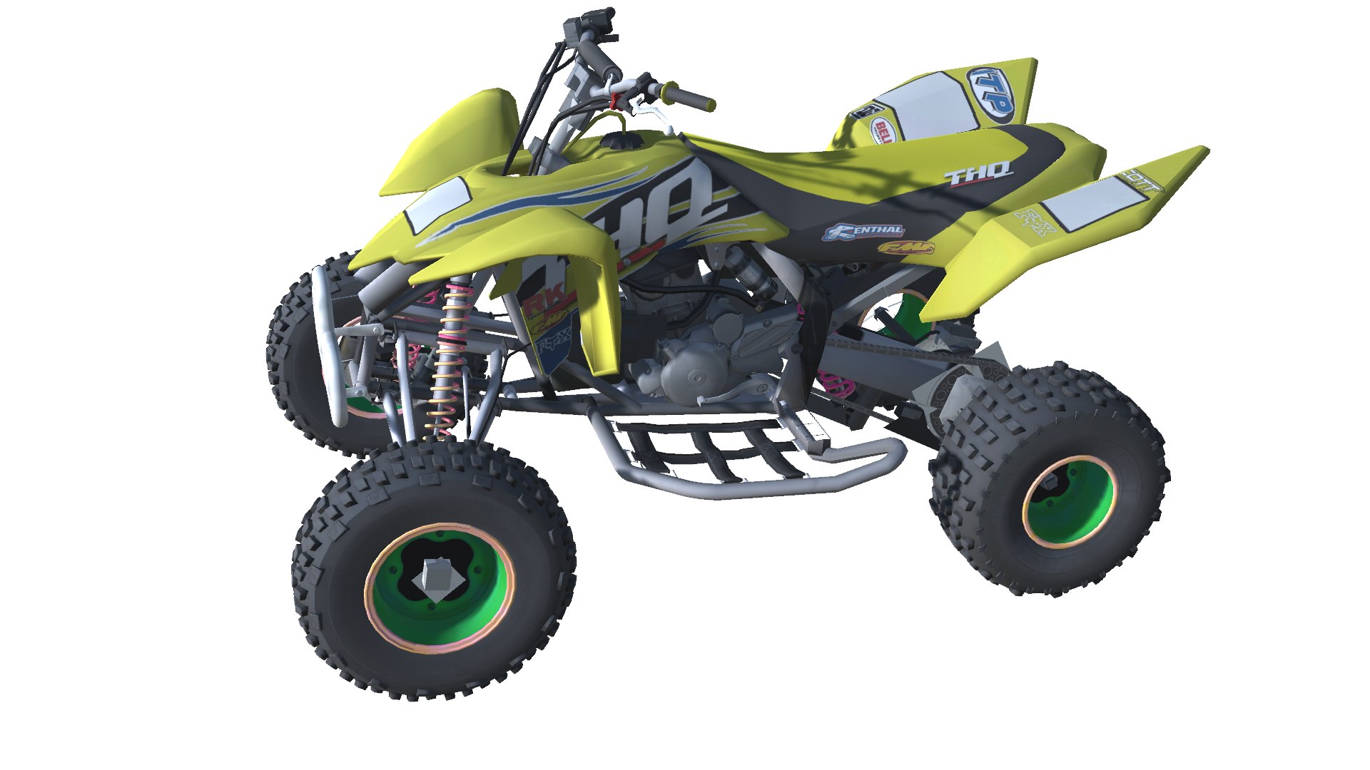 012-KTM 450 SX-Quad-Bike-Quad-ATV-Bike-low Poly Game Ready 3d Model 3D ...