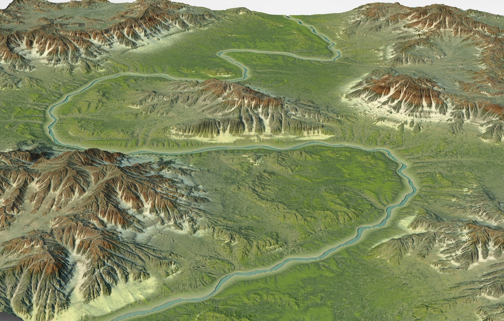 Games maps terrain model - TurboSquid 1559826