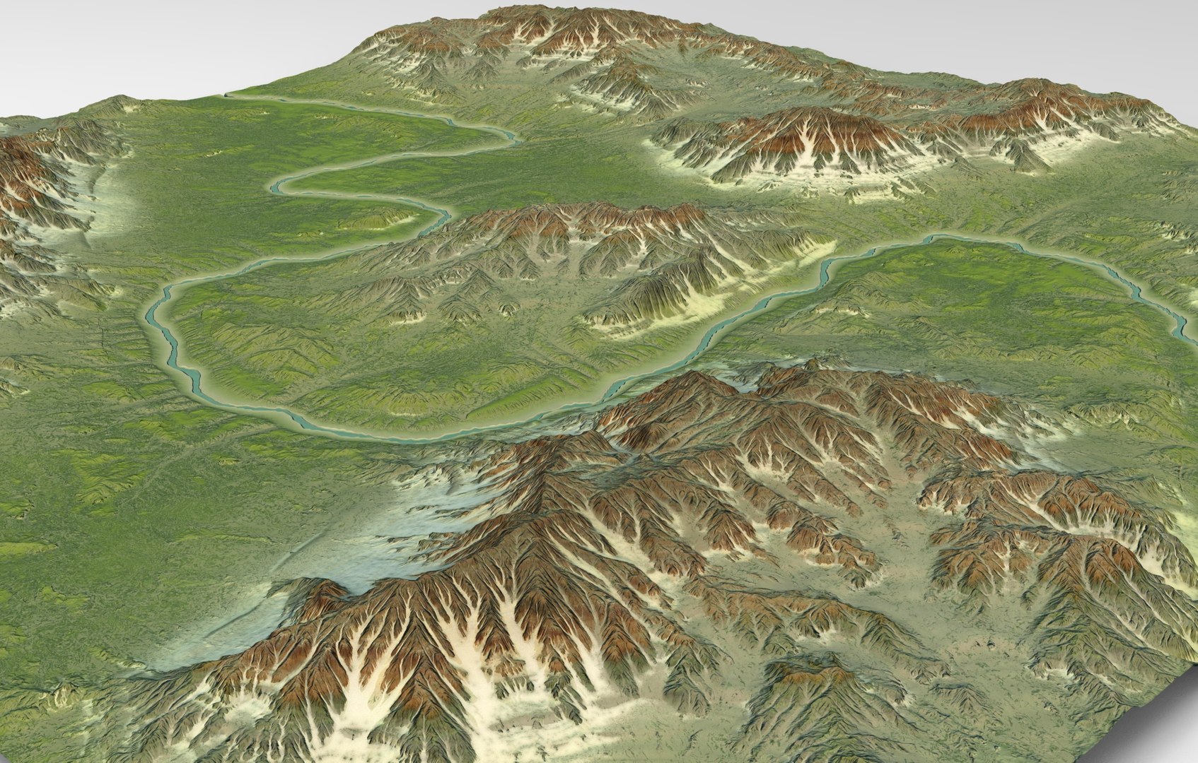 Games maps terrain model - TurboSquid 1559826