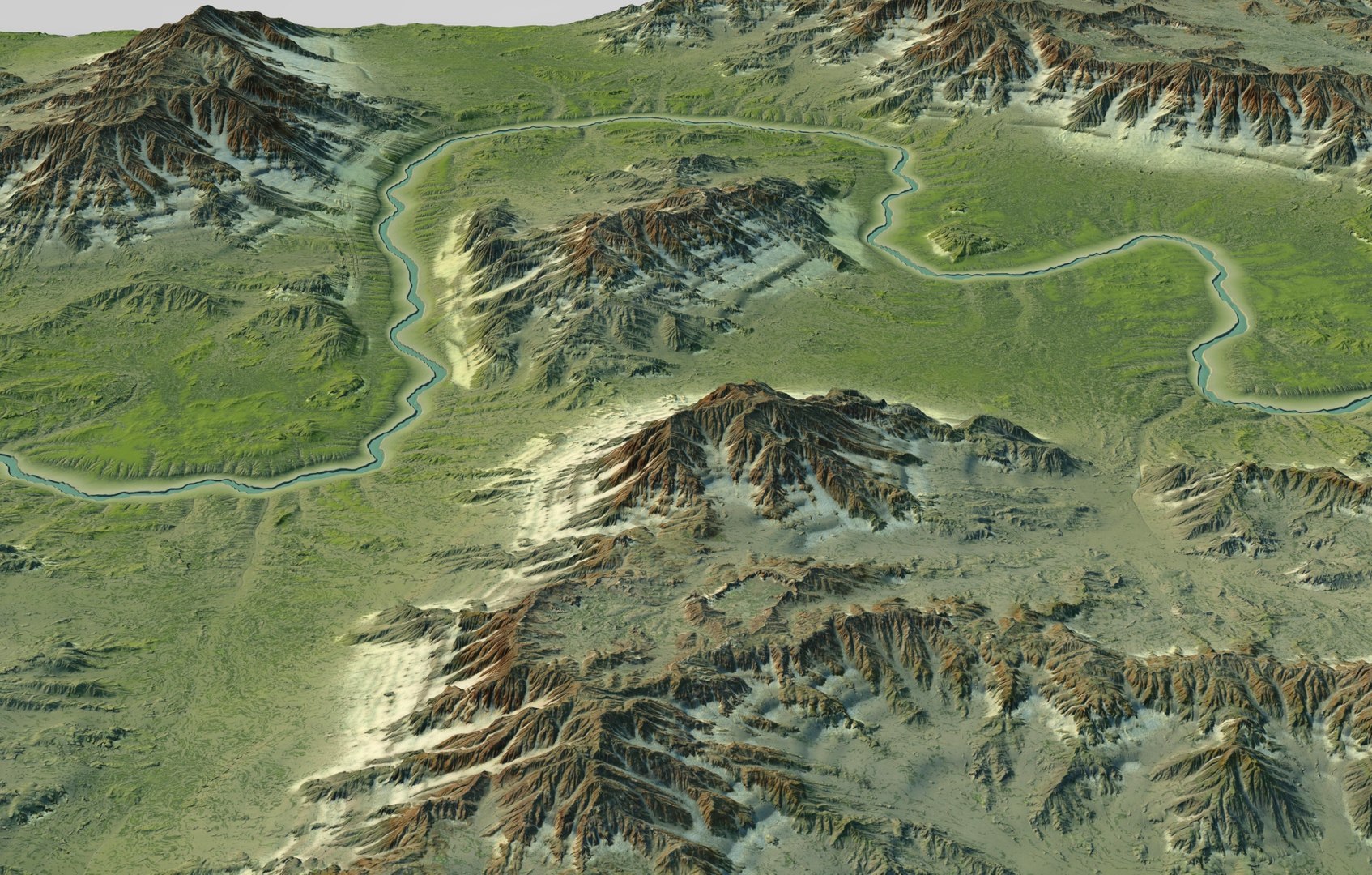 Games maps terrain model - TurboSquid 1559826