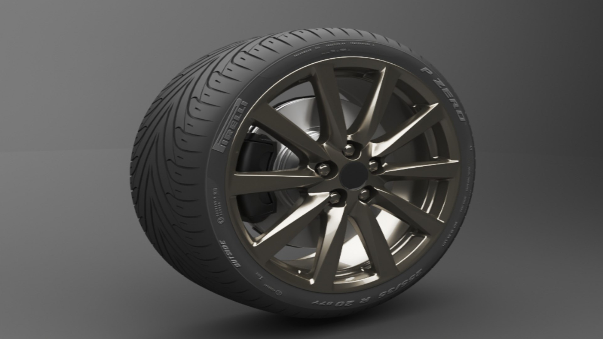 3D Realistic Tire Wheel 4 model - TurboSquid 1723211