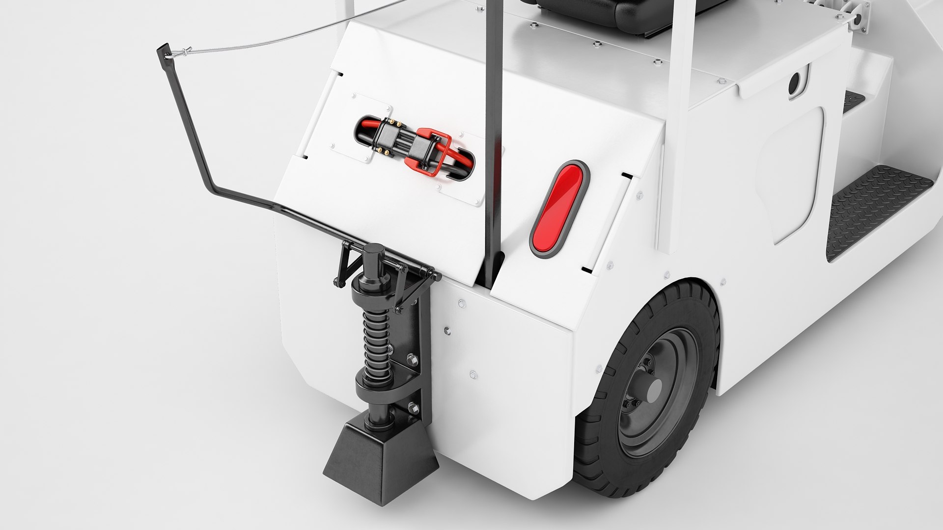 3D Electric Industrial Tugger 03 model - TurboSquid 1732738