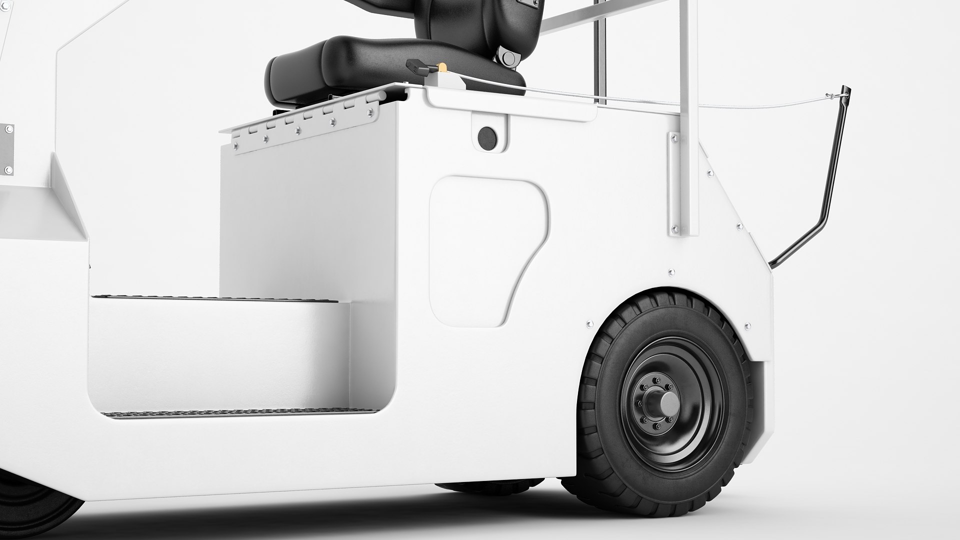 3D Electric Industrial Tugger 03 model - TurboSquid 1732738