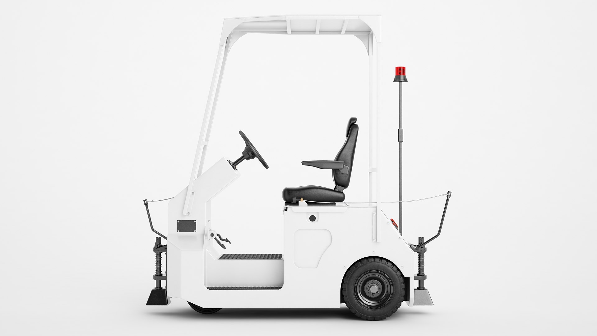 3D Electric Industrial Tugger 03 model - TurboSquid 1732738