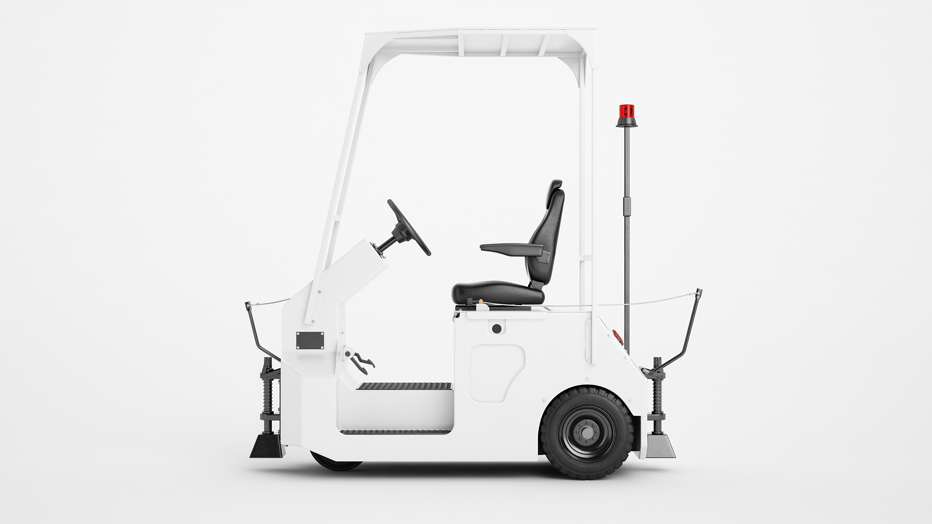 3D Electric Industrial Tugger 03 model - TurboSquid 1732738